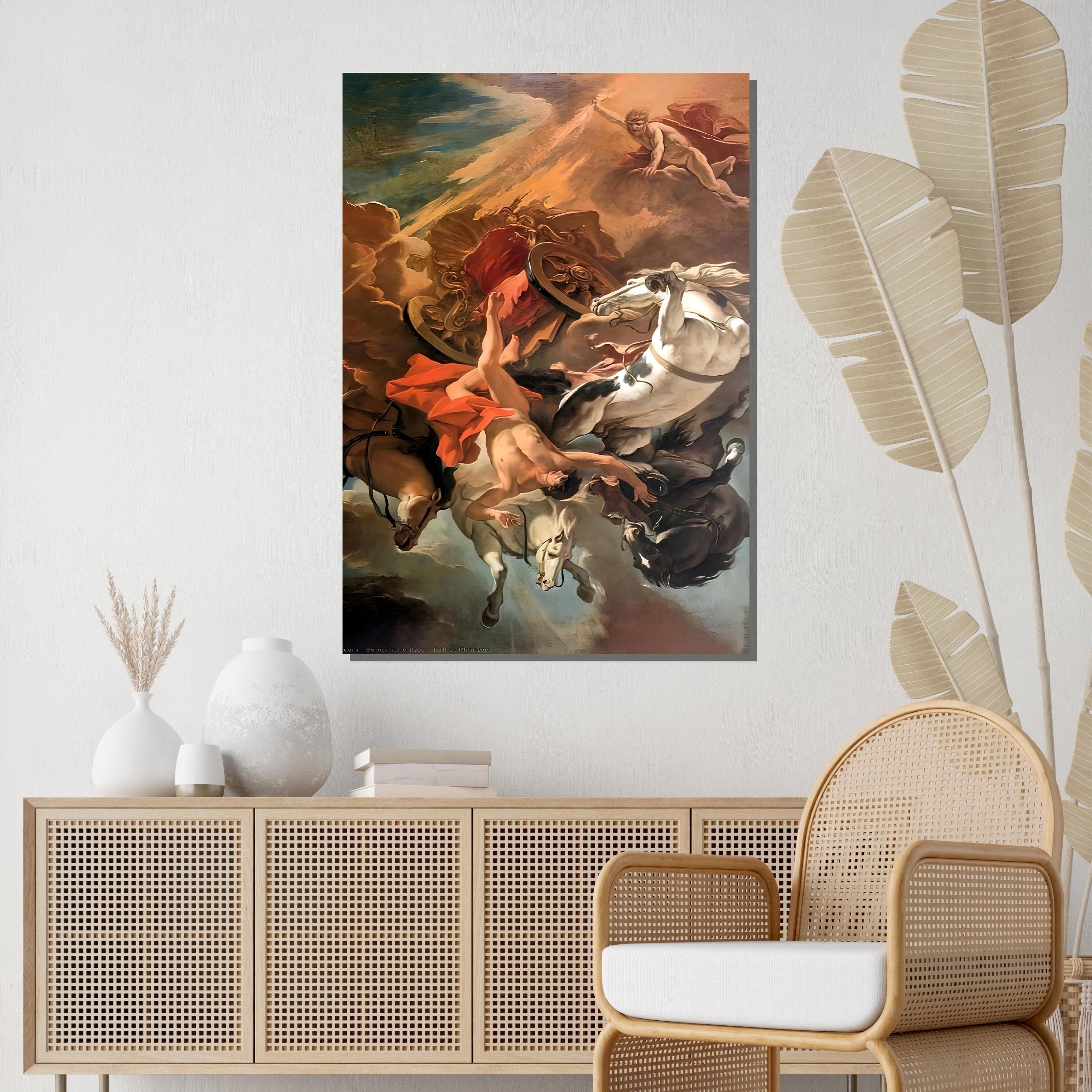 Fall of Phaeton, Mythological Art, Classical Canvas, Historical ...