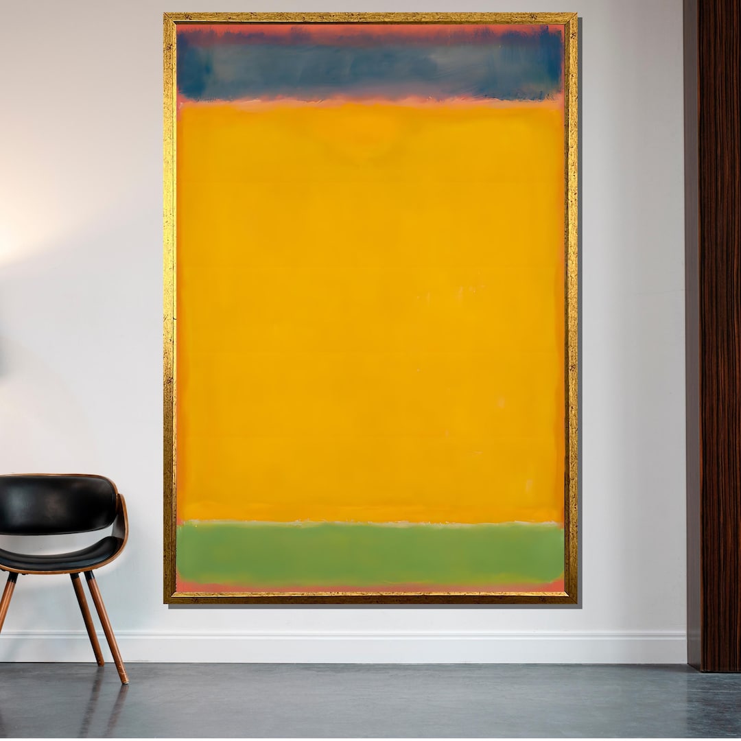 Mark Rothko Abstract Canvas, Color Field Painting Print, Modern Art ...
