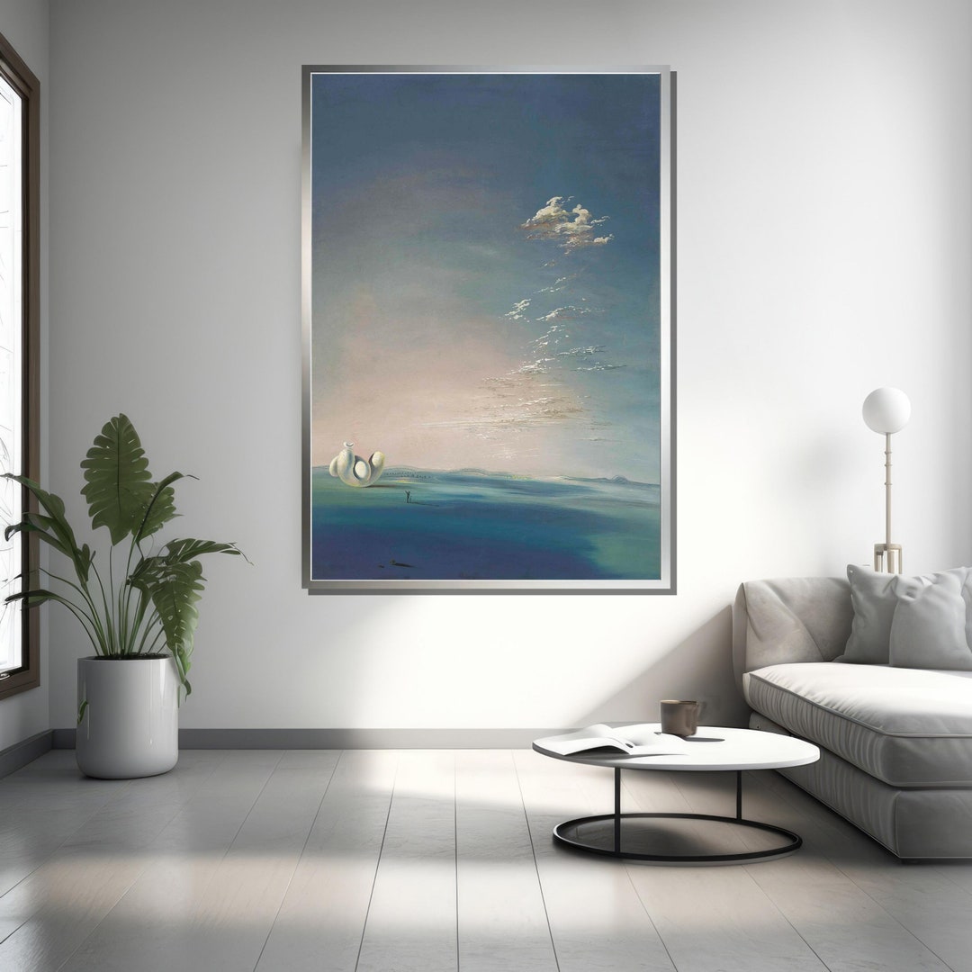Salvador Dalí Surrealist Cloudscape, Dreamy Sky Art, Abstract Landscape ...