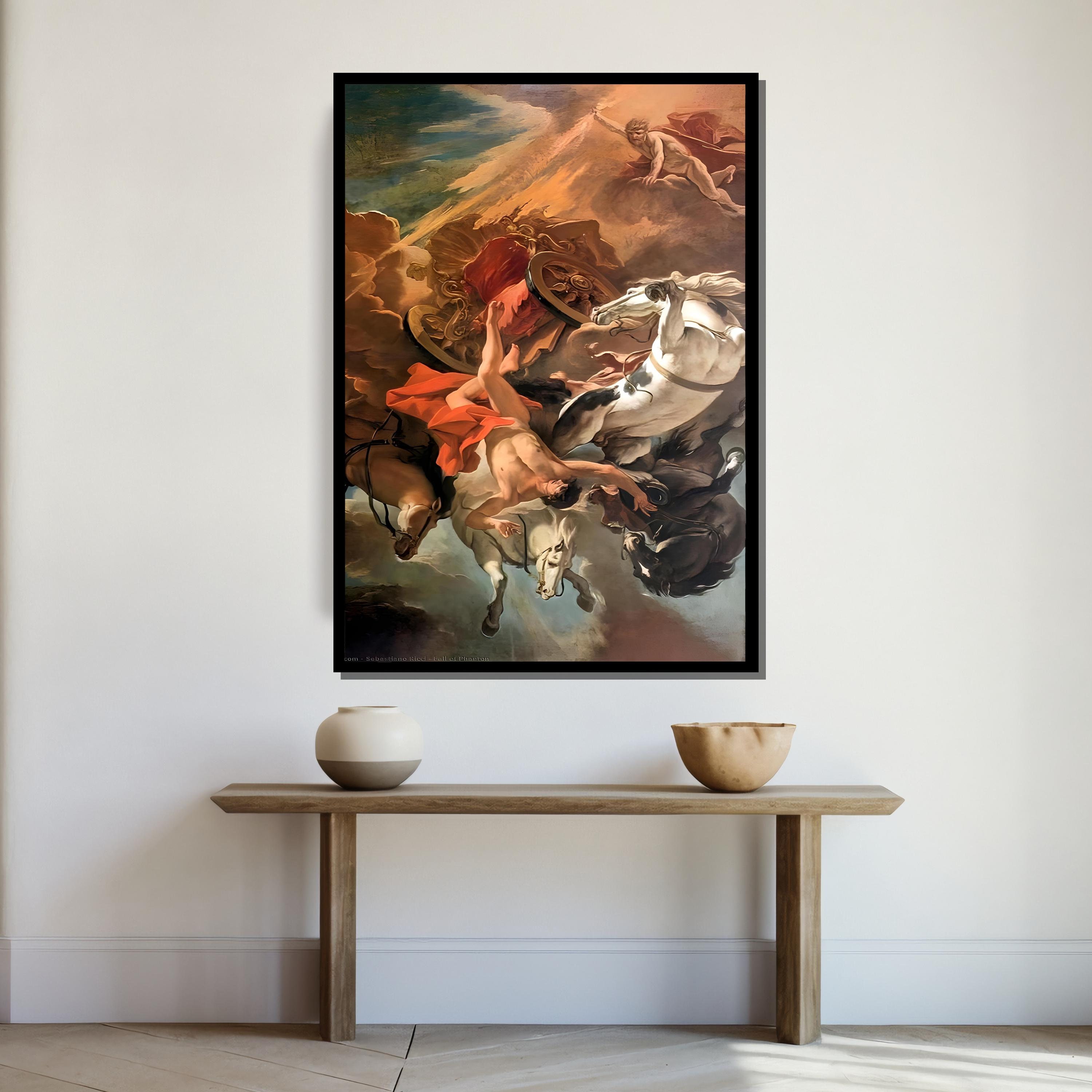 Fall of Phaeton, Mythological Art, Classical Canvas, Historical ...