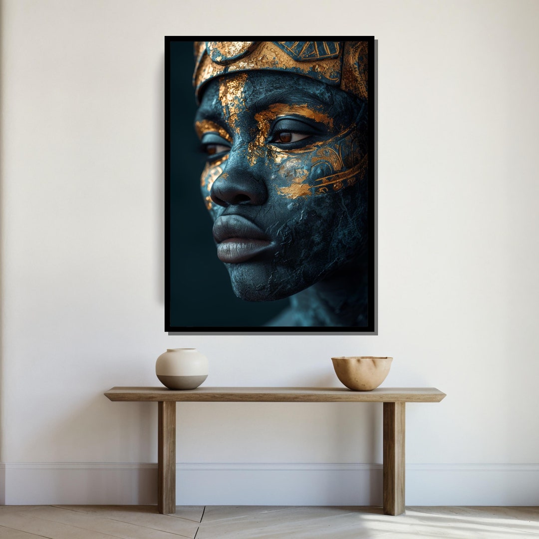 Tribal Majesty: Pagan Warrior Leader, African Tribe Tattoo Art, Ethnic ...