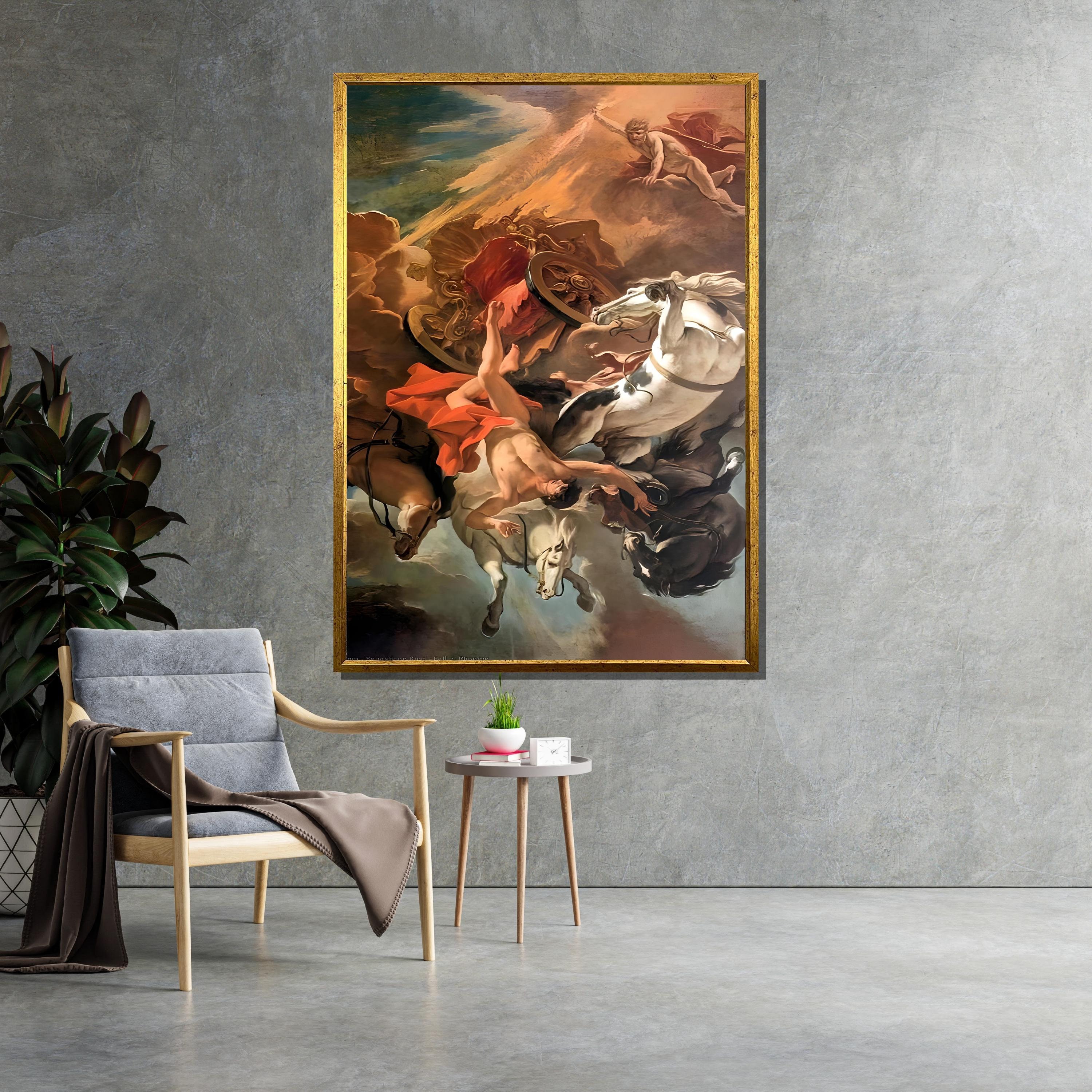 Fall of Phaeton, Mythological Art, Classical Canvas, Historical ...