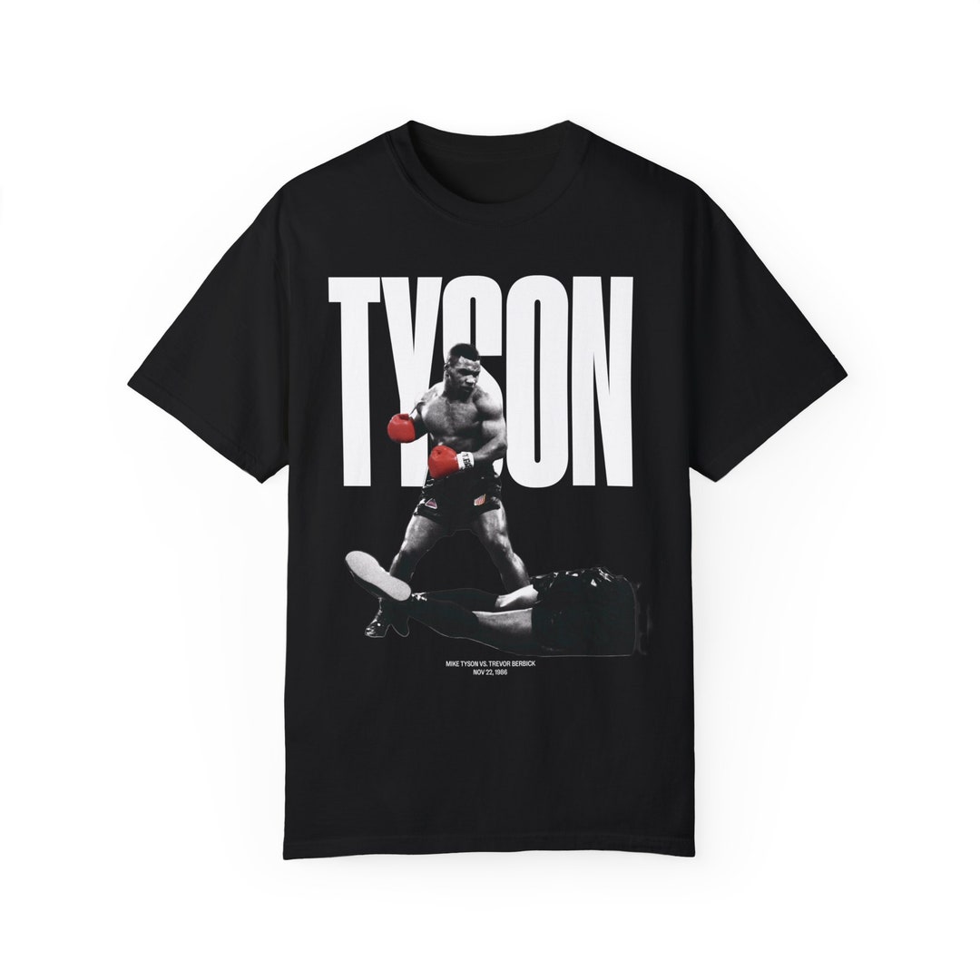 Mike Tyson Boxing T-shirt Vintage Boxing Legends Apparel Tyson Vs ...
