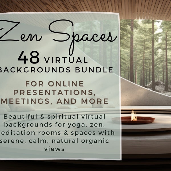 Zen Zoom Backgrounds - Etsy