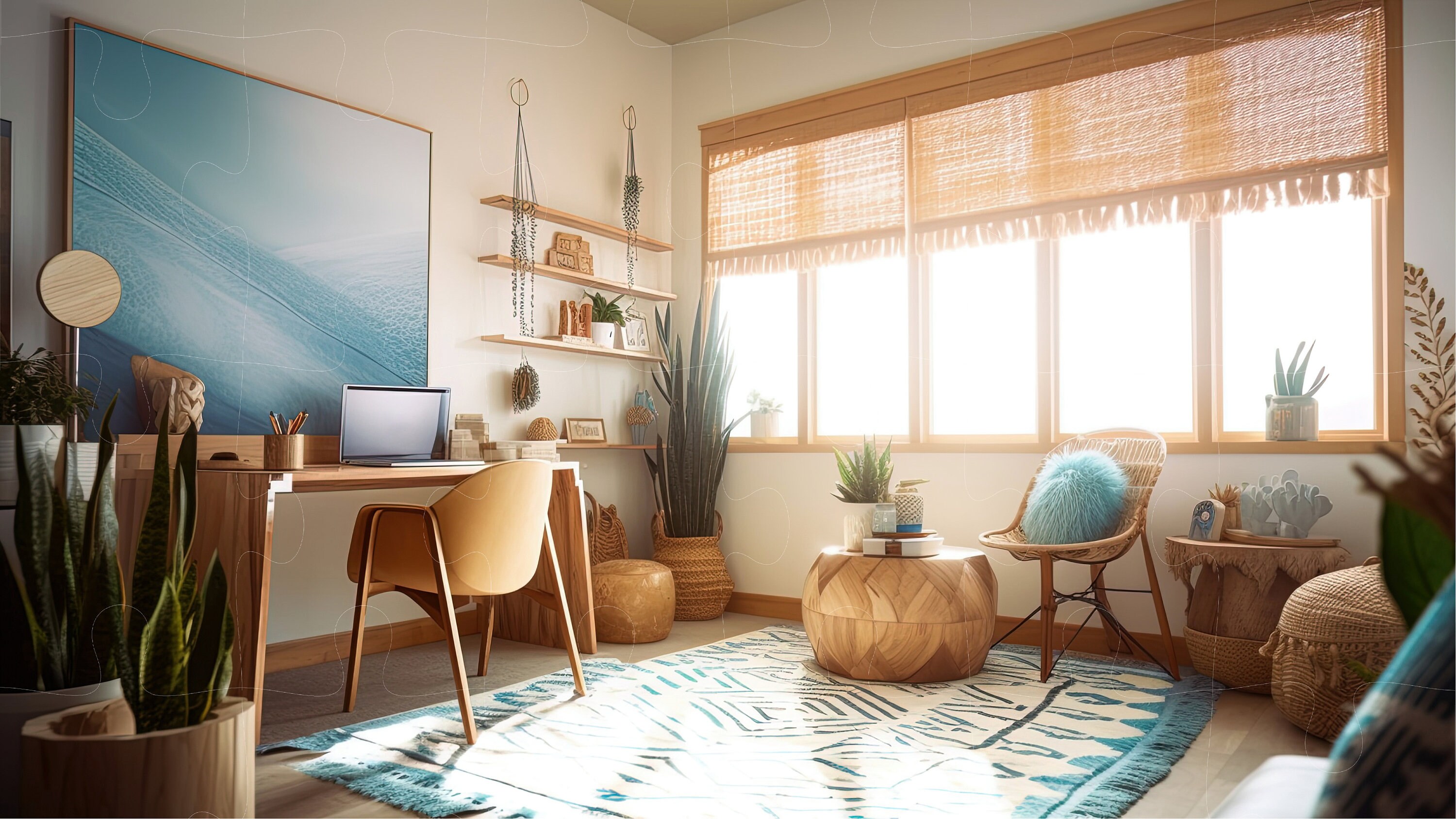 4K Scenic Zoom Virtual Background, Backdrop Office, Background ...