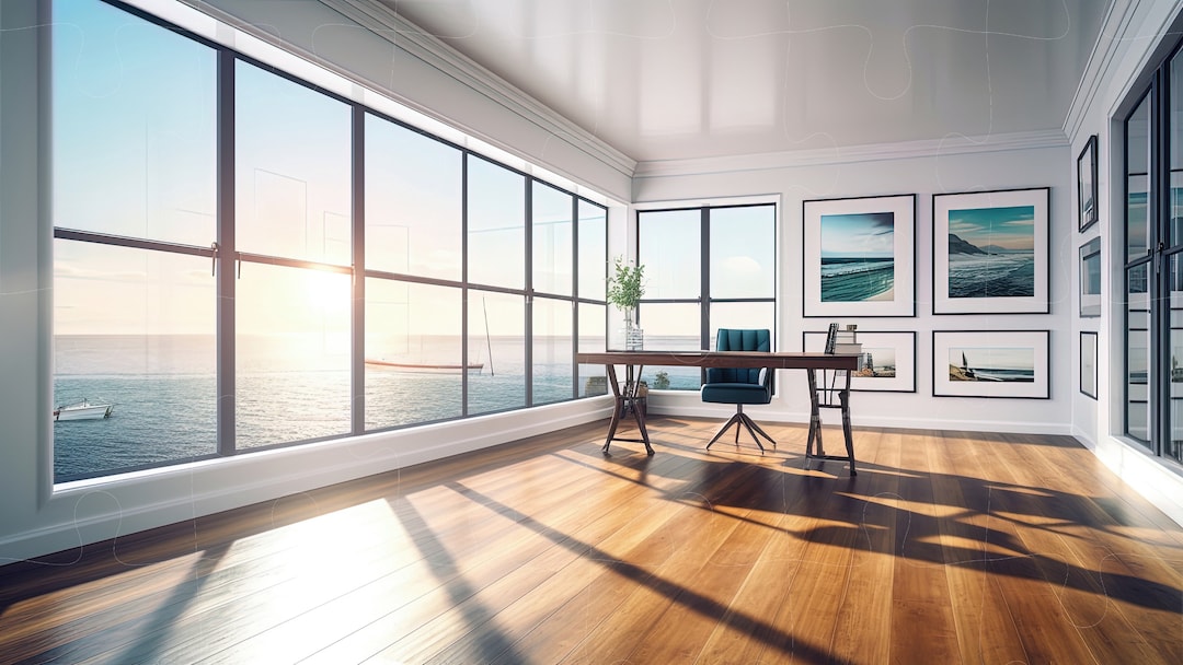 Virtual Home Office Background for Presentations and Work From Home ...