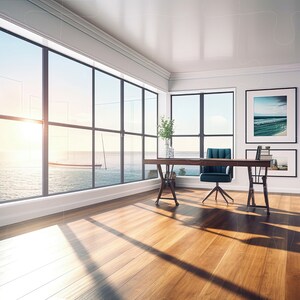 Virtual Home Office Background for Presentations and Work From Home ...