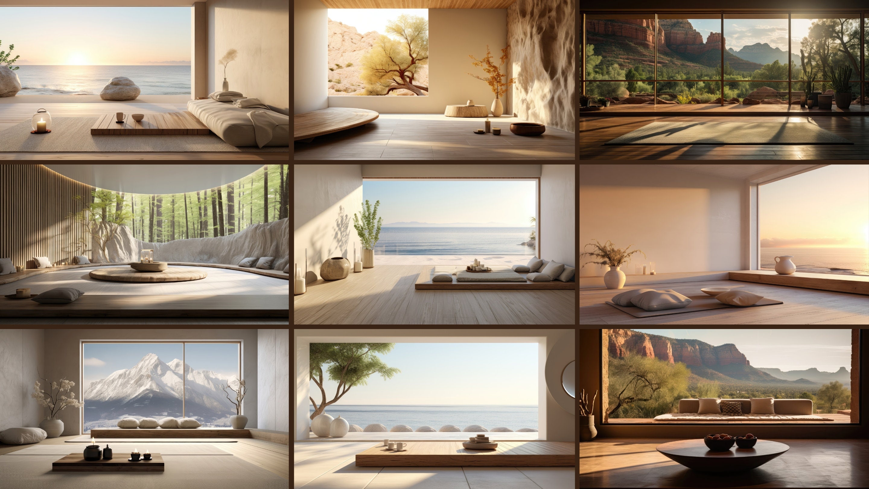 Relaxing Zen Space Backgrounds for Zoom Meetings, Online Presentations ...