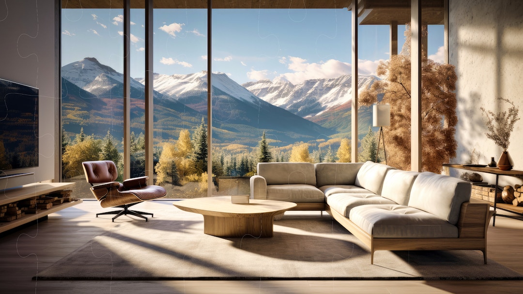 Virtual Home Office Background for Presentations and Work From Home ...