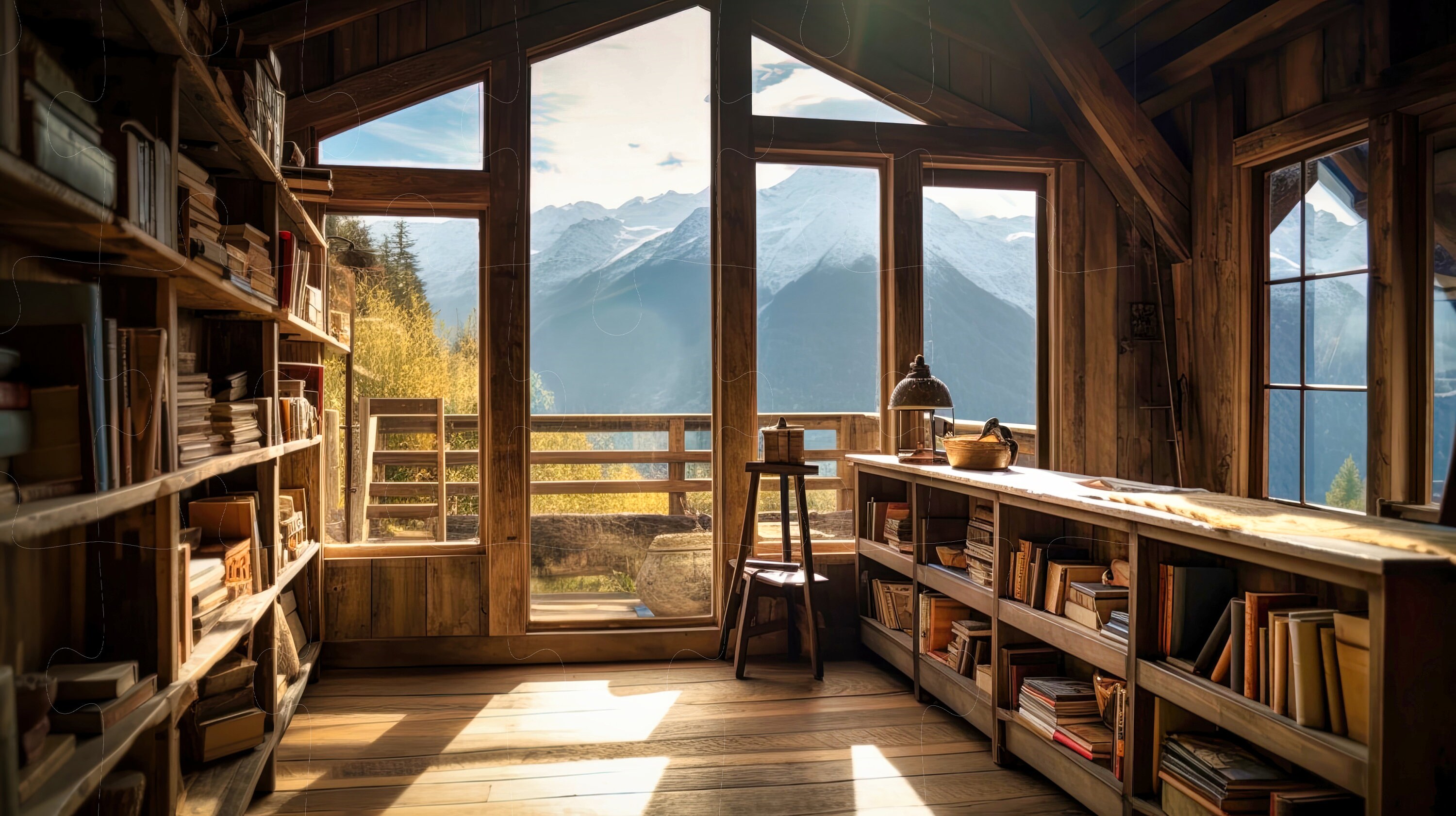 Virtual Home Office Background for Presentations and Work From Home ...