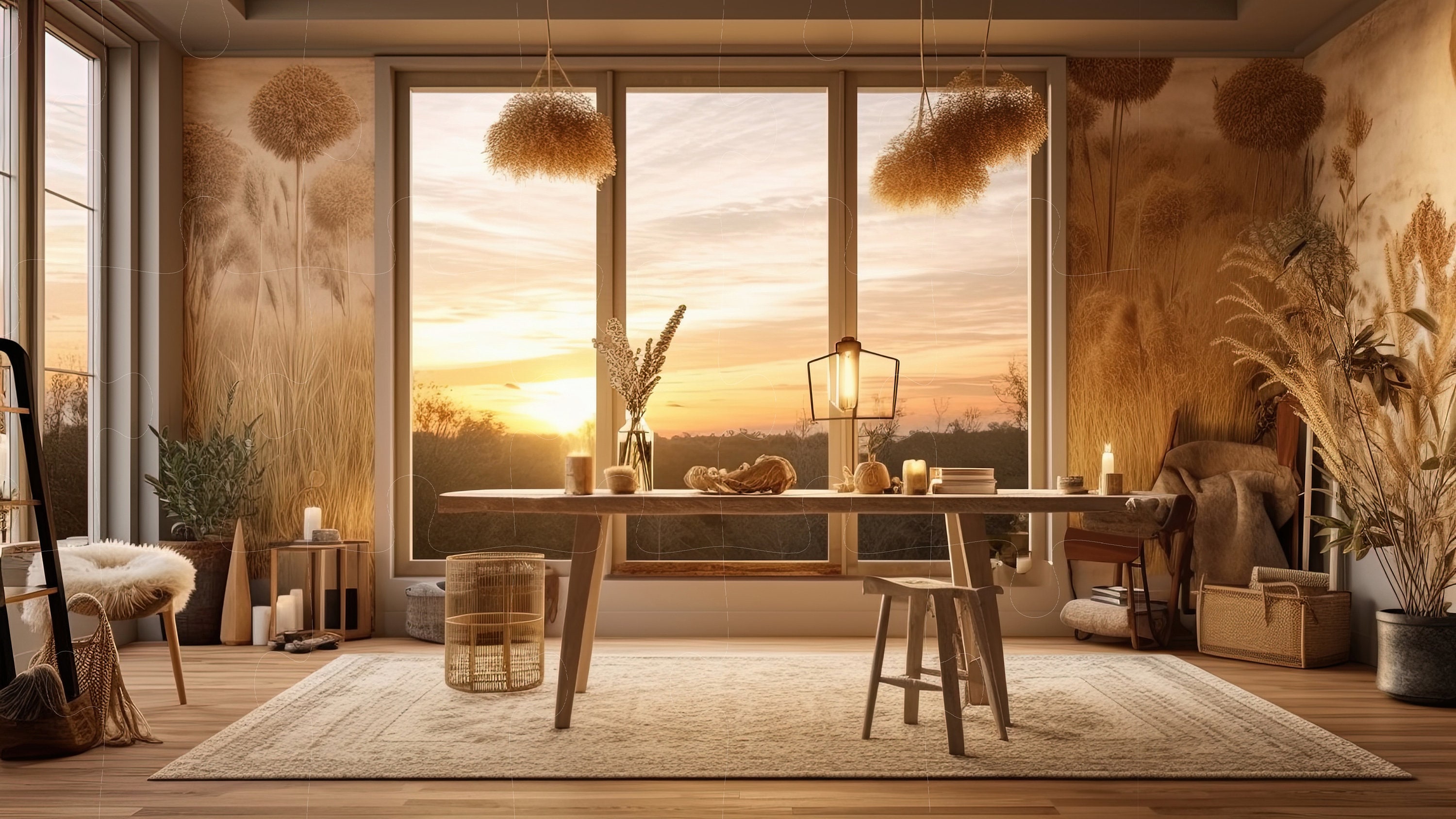 Virtual Home Office Background for Presentations and Work From Home ...