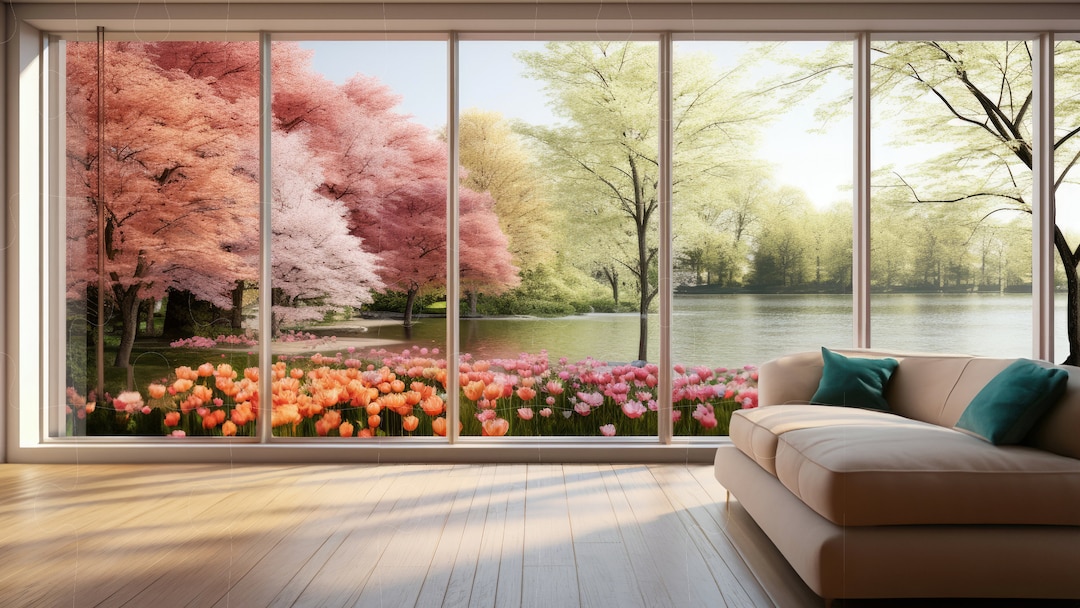 4K Scenic Zoom Virtual Background, Backdrop for Zoom, Backdrop Virtual ...