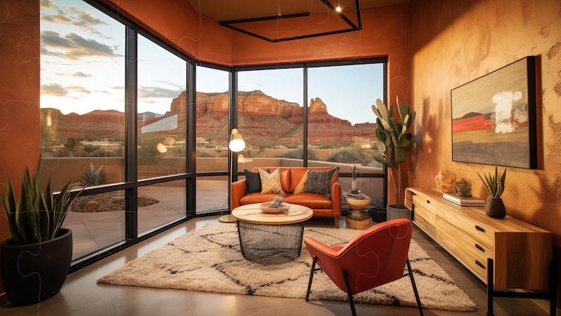 Virtual Home Office Background for Presentations and Work From Home ...