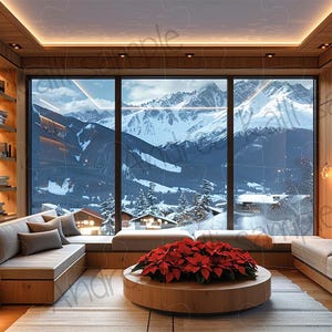 4K Zoom Christmas Virtual Background, Scenic Backdrop for Zoom ...
