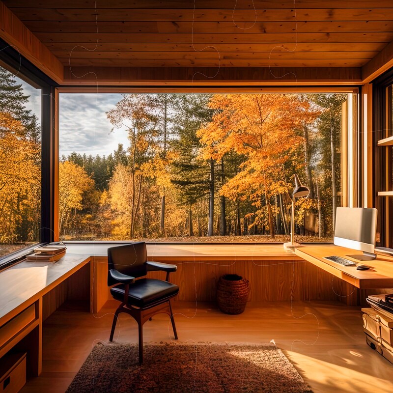 Fall Office Background - Etsy