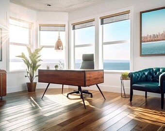 Virtual Home Office Background for Presentations and Work From Home ...