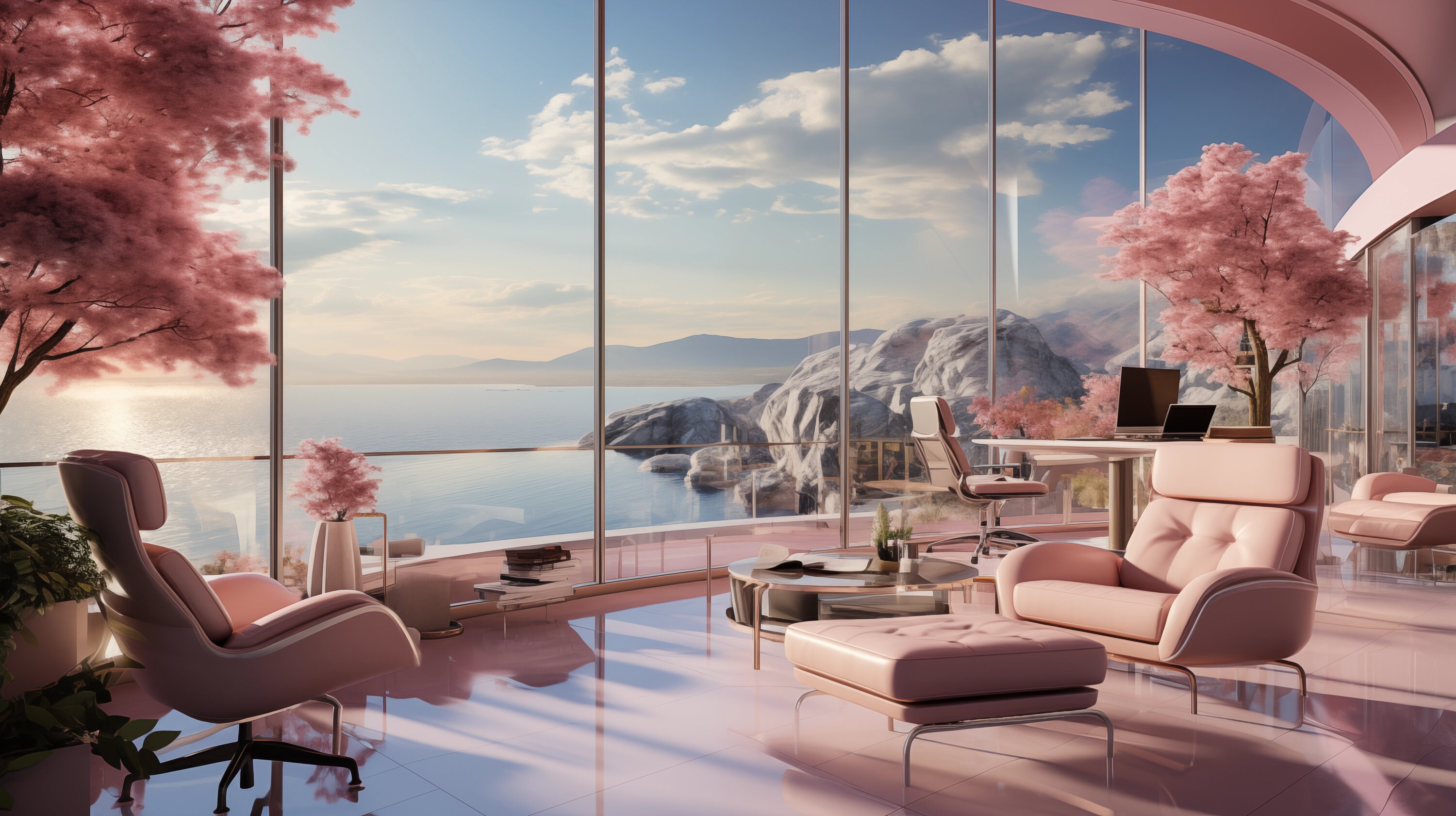 5 Pink Office Backgrounds for Zoom Meetings - Etsy UK