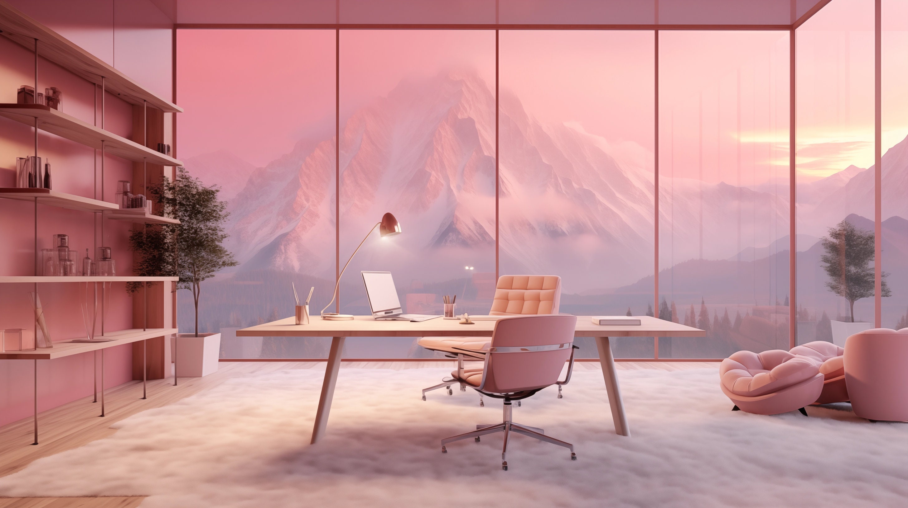 5 Pink Office Backgrounds for Zoom Meetings - Etsy UK