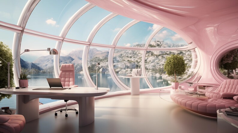 5 Pink Office Backgrounds for Zoom Meetings - Etsy UK