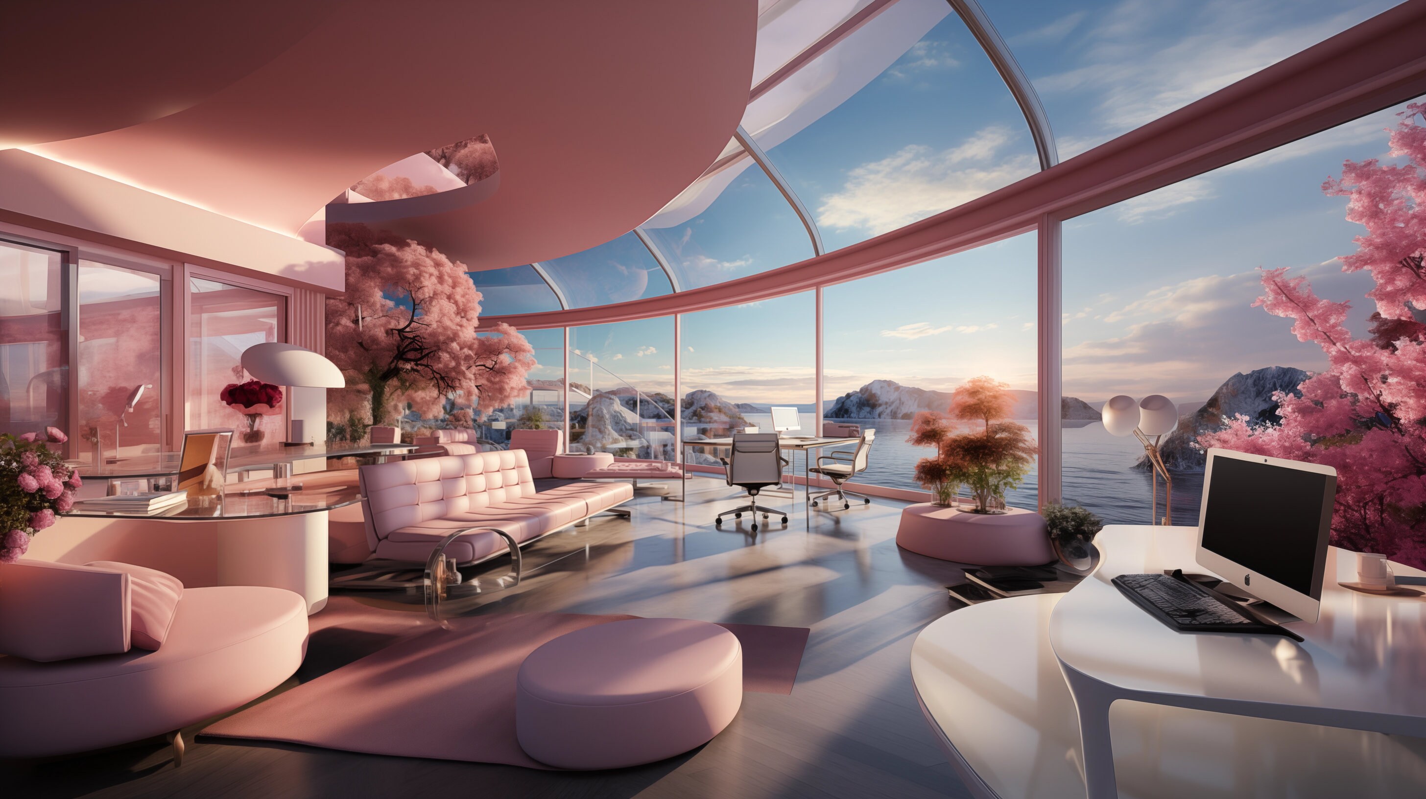 5 Pink Office Backgrounds for Zoom Meetings - Etsy UK