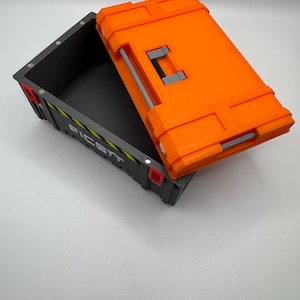 Satisfactory-inspired Personal Storage Box – 3D Printed Desk Organizer ...