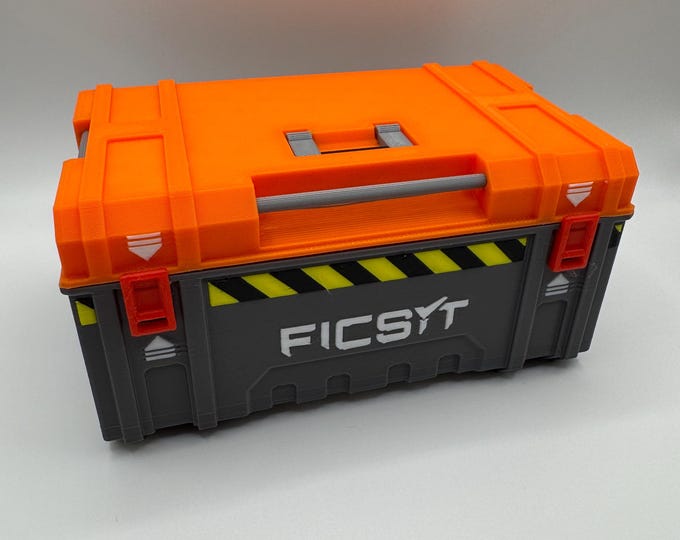 Satisfactory-inspired Personal Storage Box – 3D Printed Desk Organizer ...