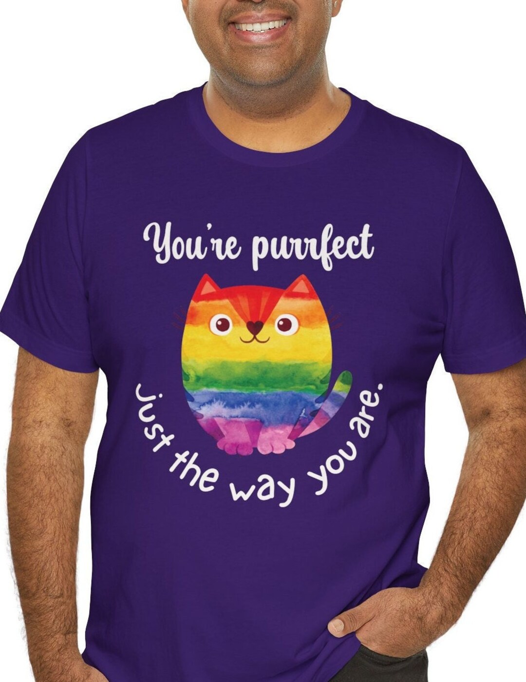 Sweet Pride Shirt for LGBTQ People, 4 Colors, Gift for LGBTQ Cat Lover ...