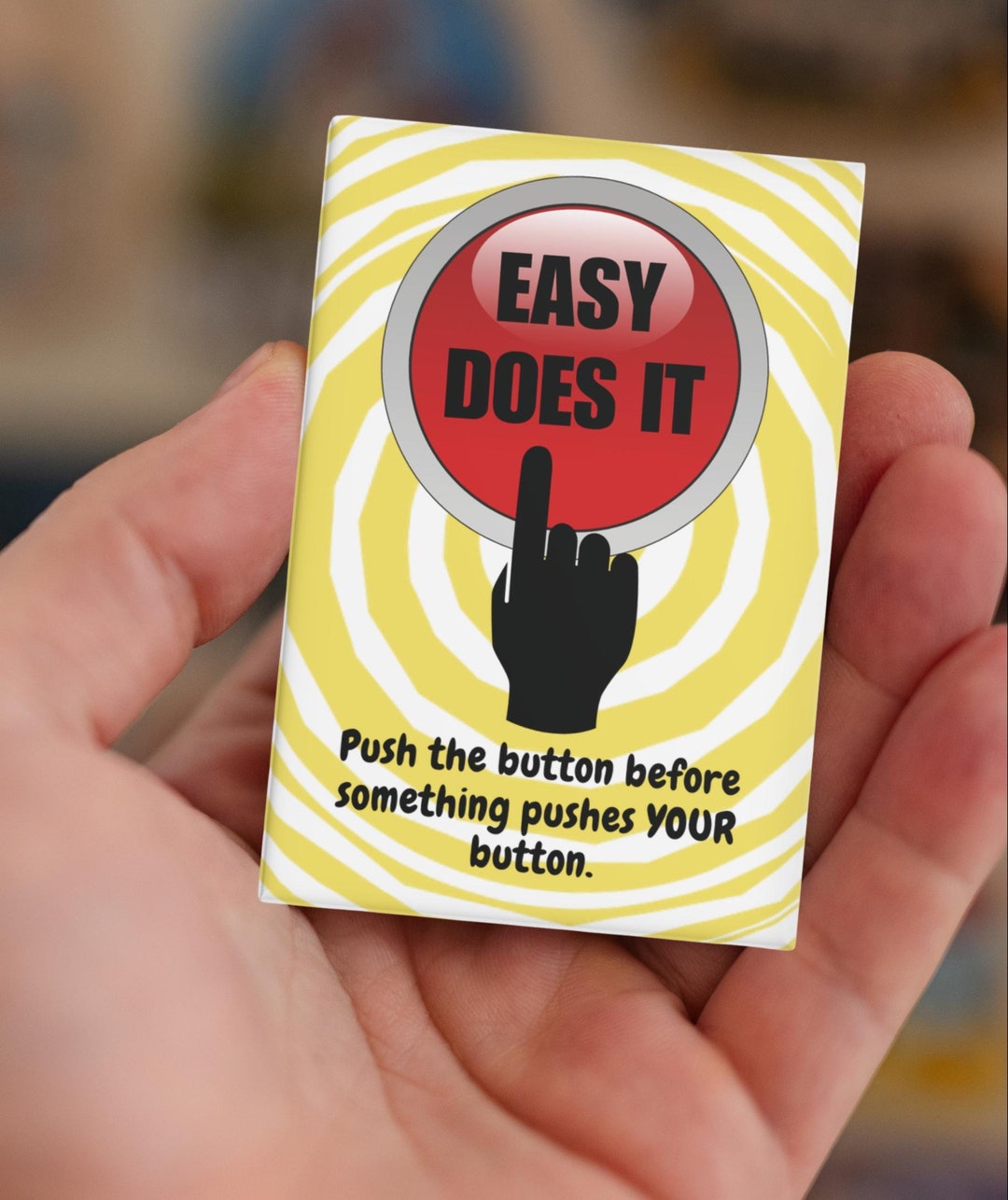 Funny Easy Does It Magnet, 12-step Recovery Gift Alcoholics Anonymous ...