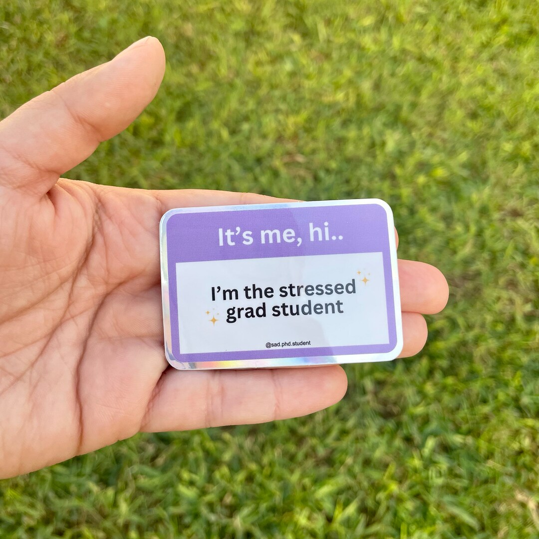 It's Me, the Stressed Grad Student Sticker - Anti Hero Taylor Swift - Etsy