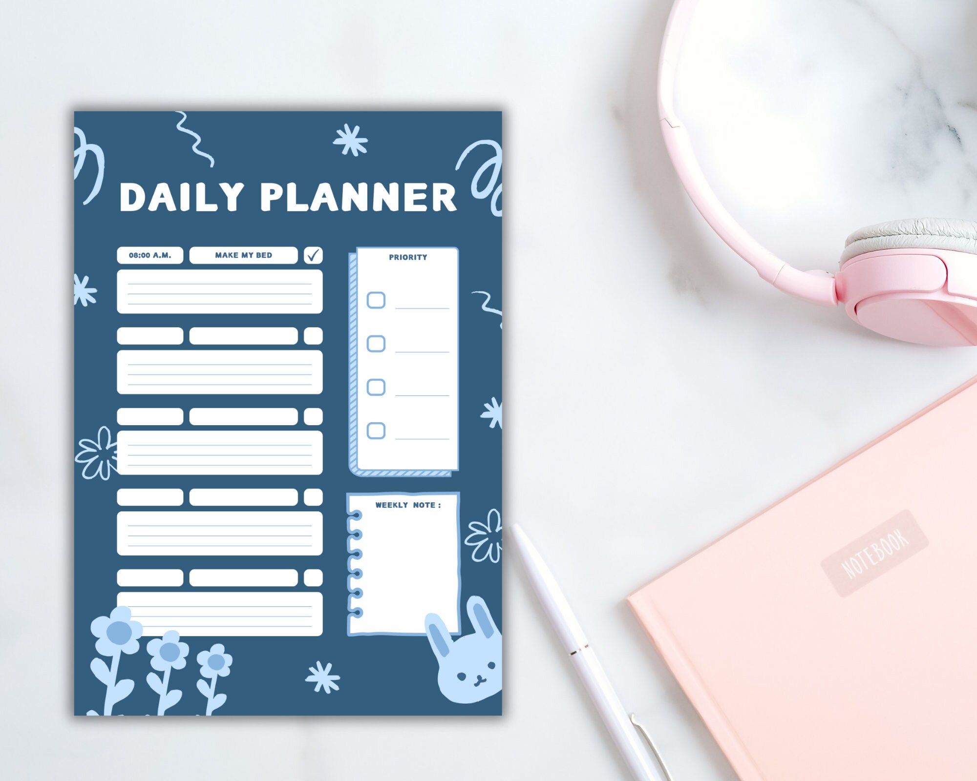 Planner for Kids Printable Best Digital Planner Kids Daily Planner ...