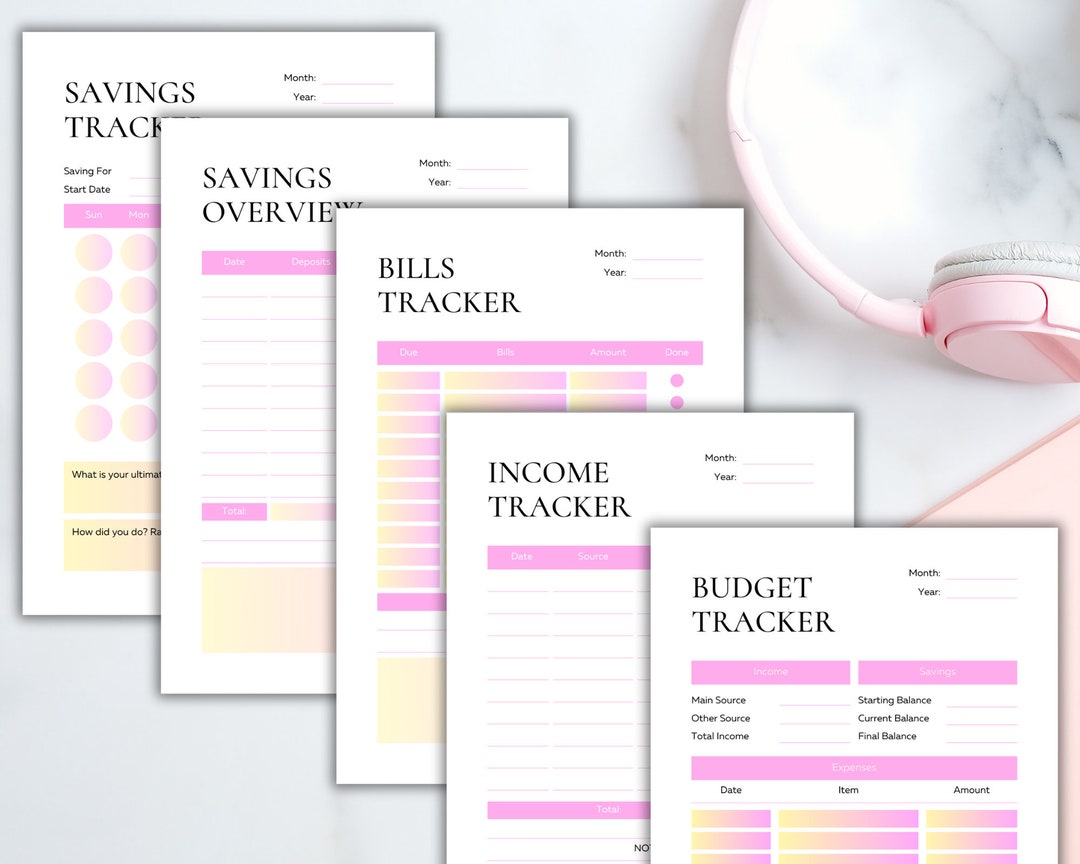 Printable Finance Planner, Budget Planner, Financial Planner, Budget ...