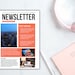 Editable Newsletter Template, Printable Newsletter Design, Newsletter ...