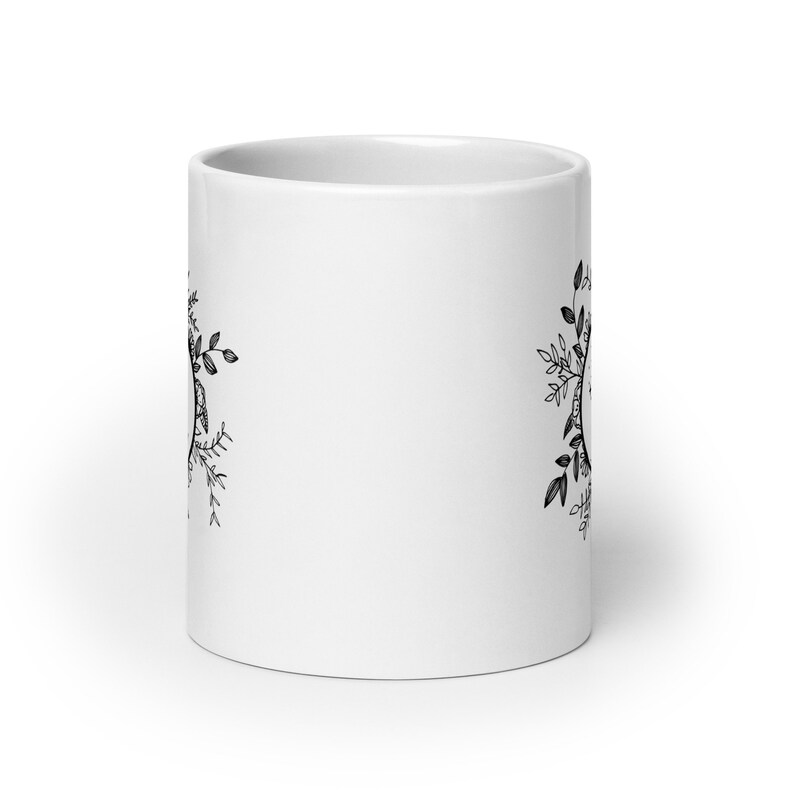 Scorpio Symbol Coffee Mug / White Minimalist Astrology Sign Coffee Cup ...