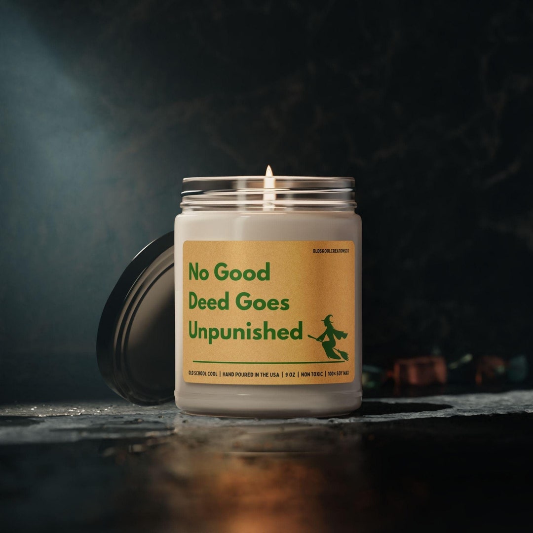 Cute Wicked Good Deed Candle | Unique Gift for Theater Fans, Wicked ...