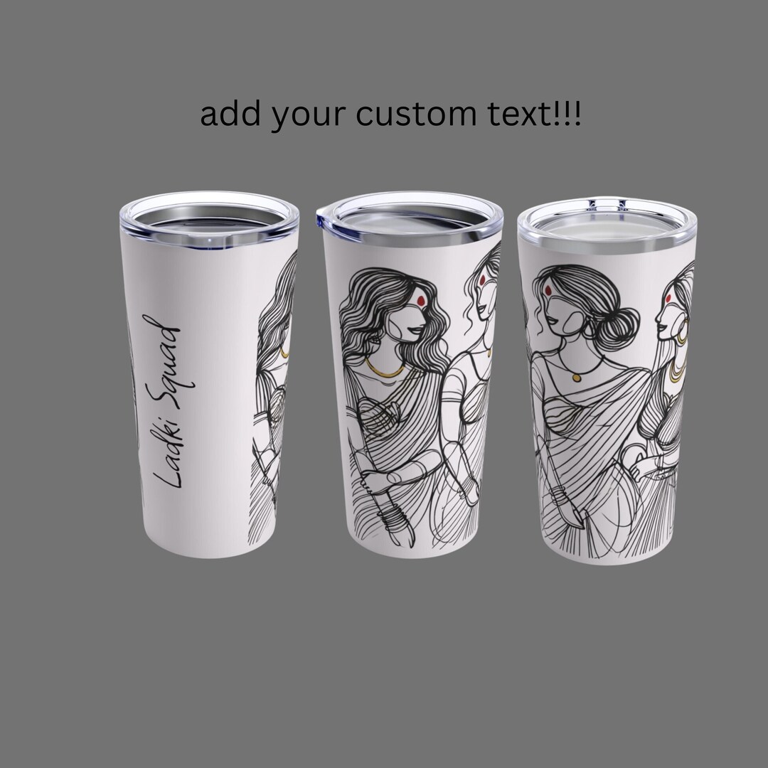 Custom Desi Girl Squad 20oz Tumbler: Indian Bridal Gift, Dulhan ...