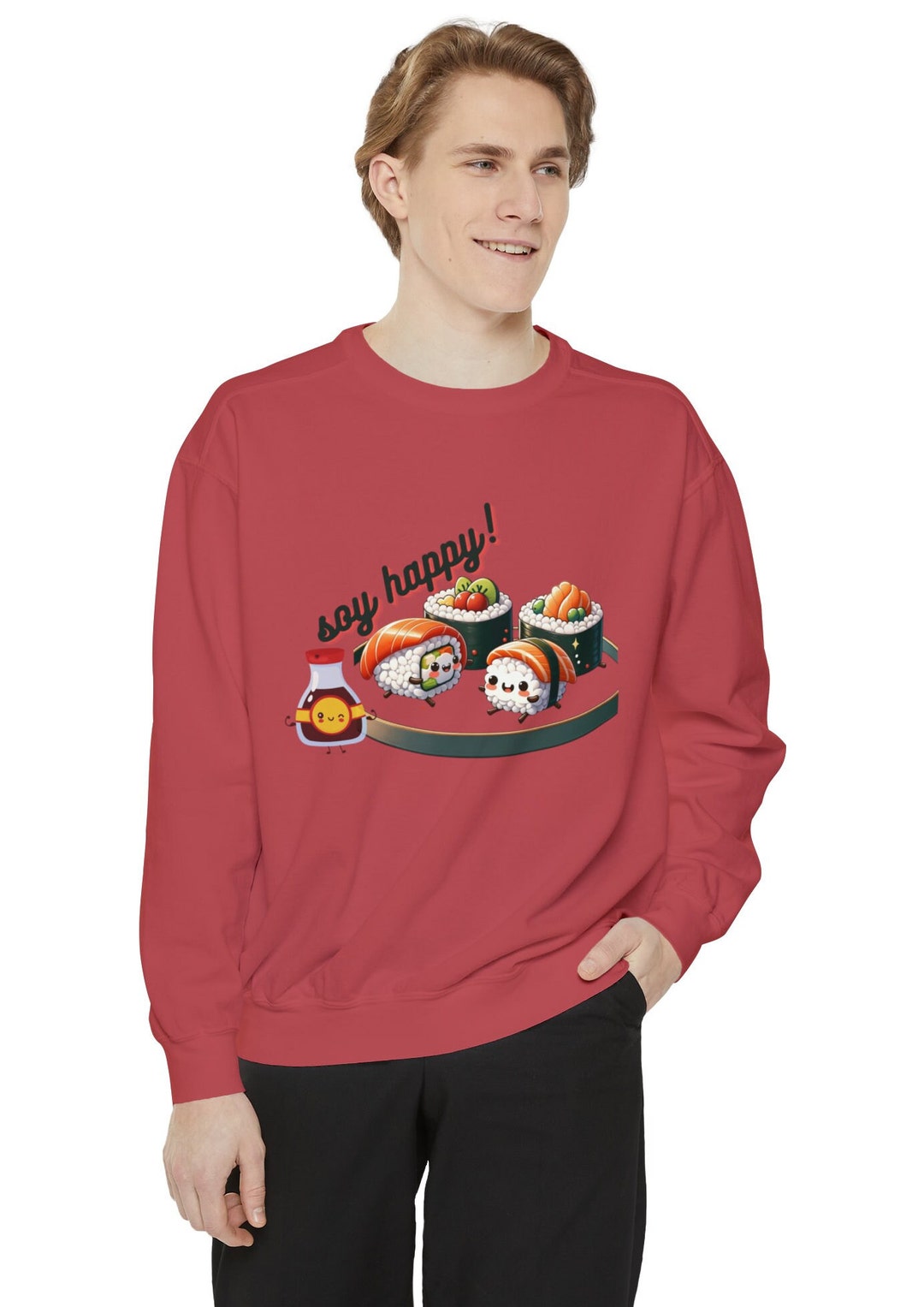 Customize Back Sushi, Shirt, Sushi Lover Gifts, Food Sweatshirt, Gift ...