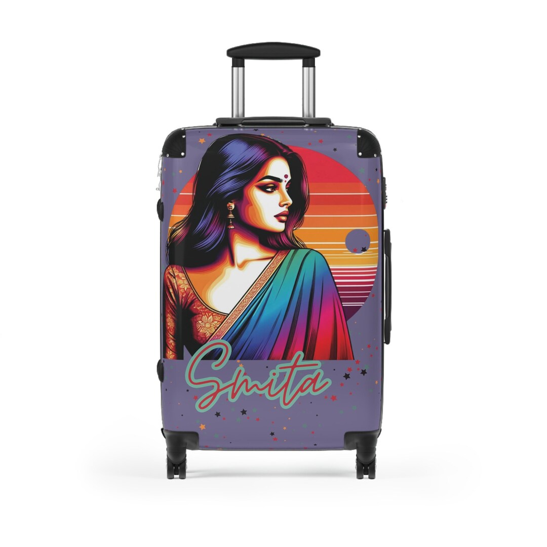 Customize! Suitcase - 3 Sizes, Travel Accessory, Desi Gifts, Indian ...