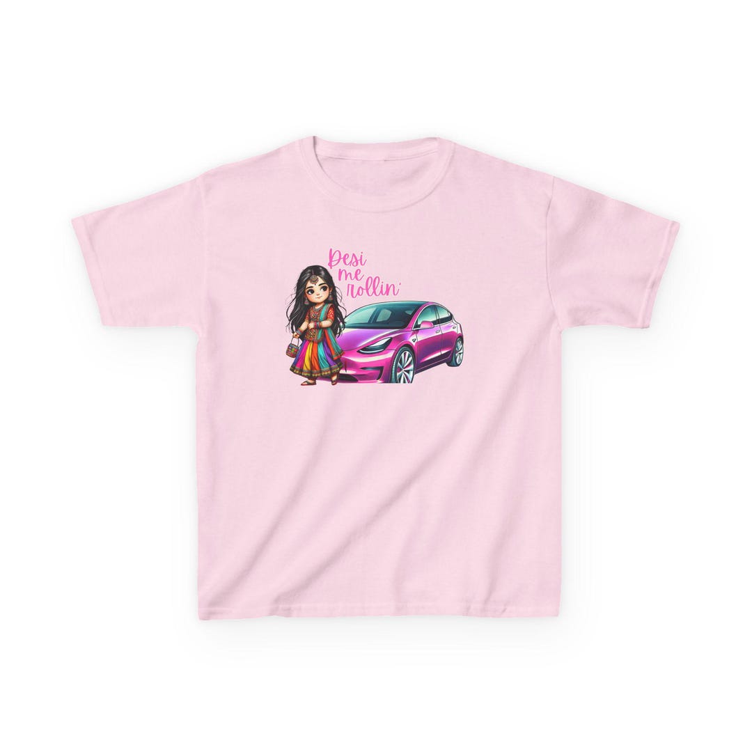 Custom Text, Custom Car Color, Desi South Asian Indian Little Girls ...