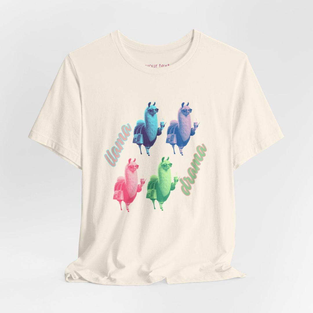 Customization Offered! Llama Lover, Drama Lover, Custom Tee for Wife ...