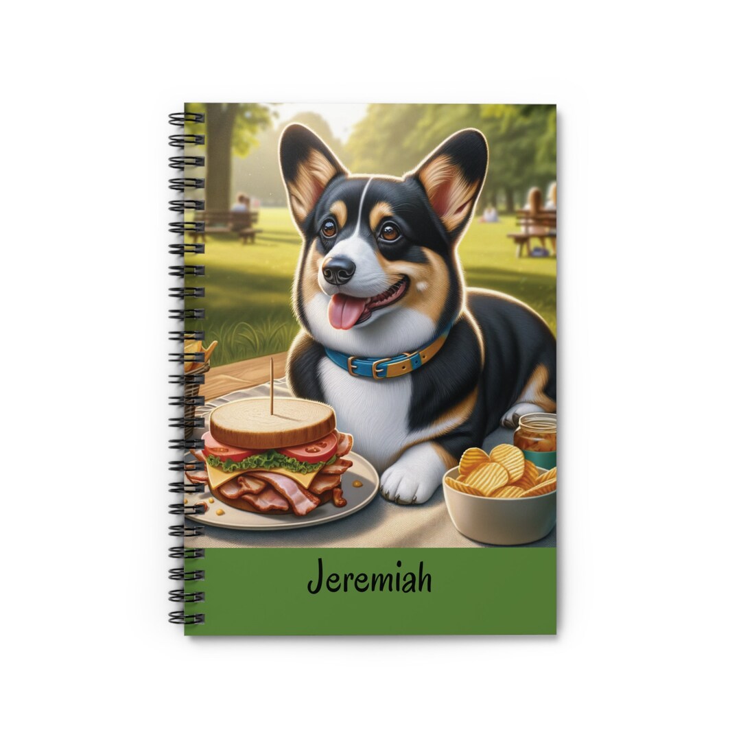 Personalized! Notebook, Cardigan Corgi Lover, Pembroke Corgi, Blt ...