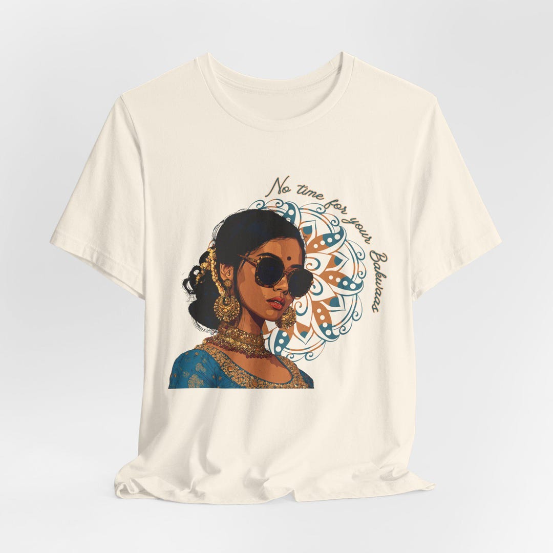 Custom Text Unisex Desi South Asian Indian T-shirt, Bakwaas Desi ...