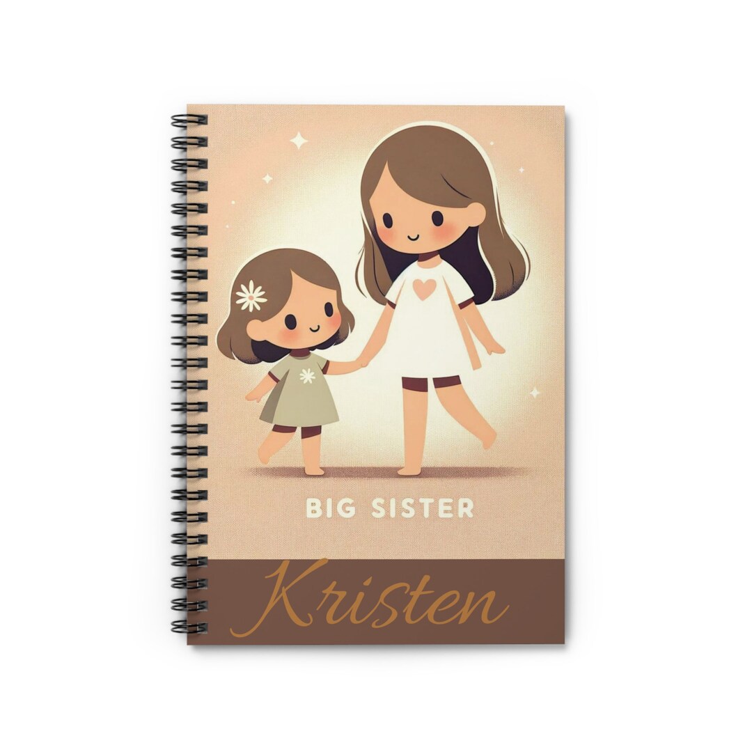 Personalized! Big Sister Custom Notebook, Gift for Big Sister, Student ...