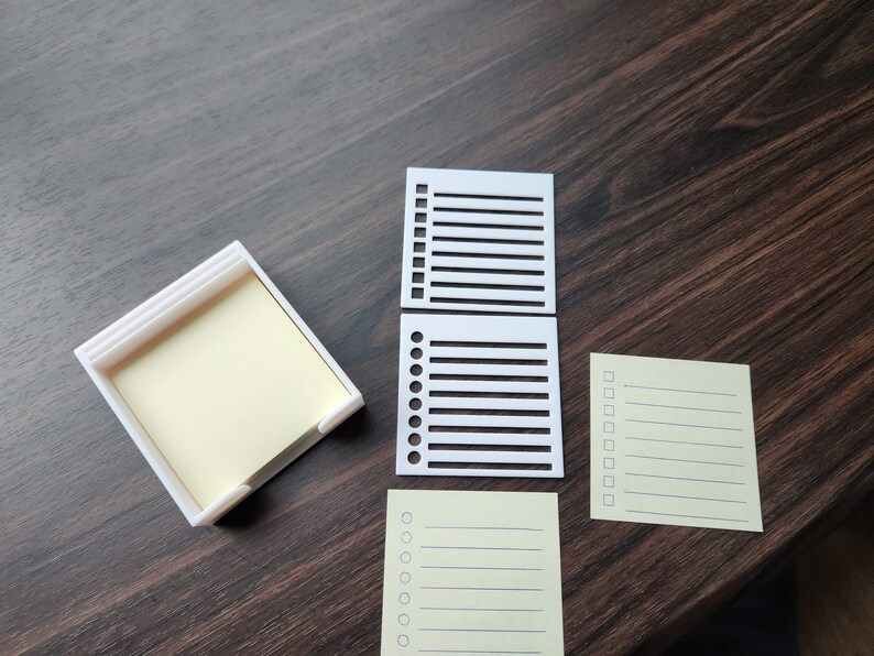 Post It Note Checklist Template Sticky Note Holders For Desk - With ...
