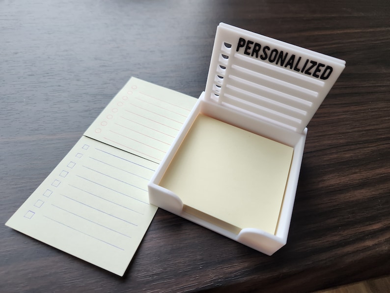 Personalized Custom Sticky Note Stencil Set 3x3 Sticky Notes or Post ...