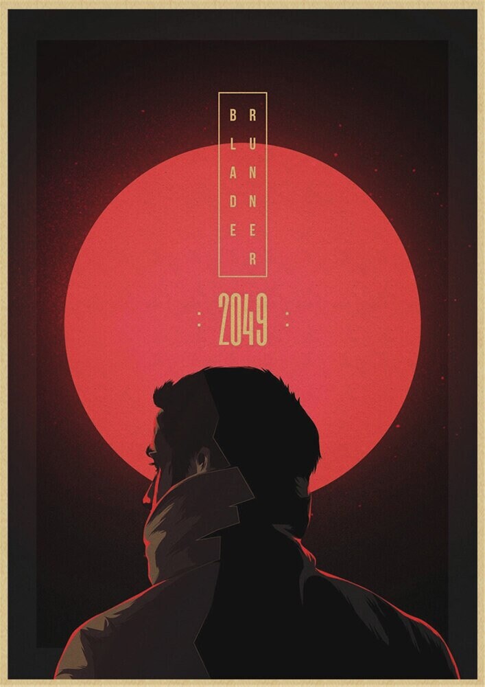 Movie Blade Runner 2049 High Quality Kraft Paper Poster Bar Cafe Living ...