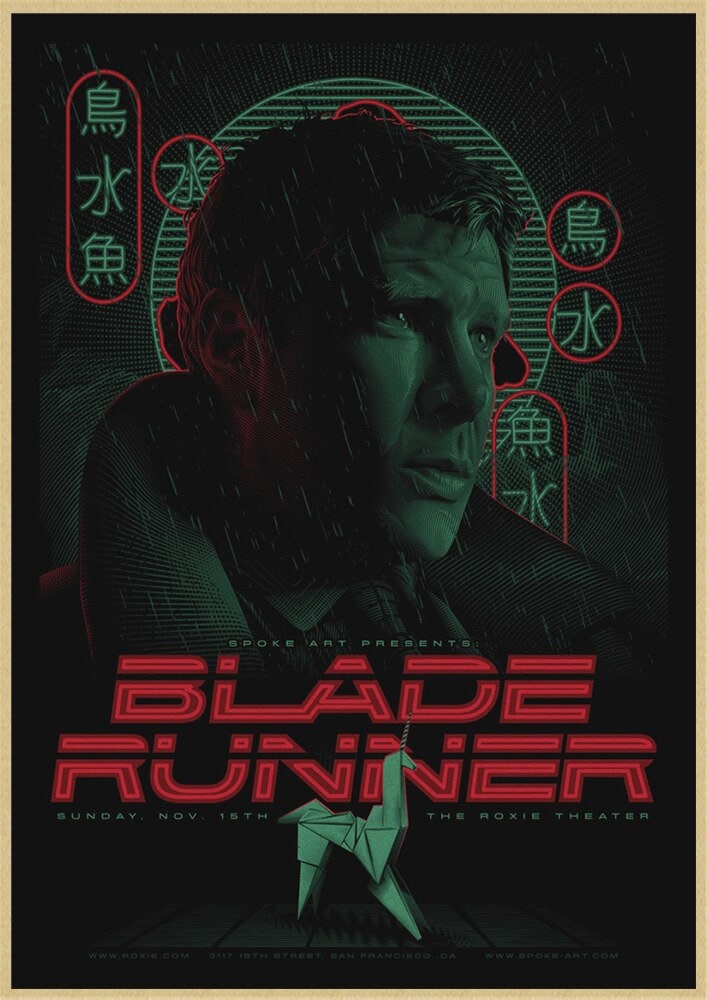 Movie Blade Runner 2049 High Quality Kraft Paper Poster Bar Cafe Living ...