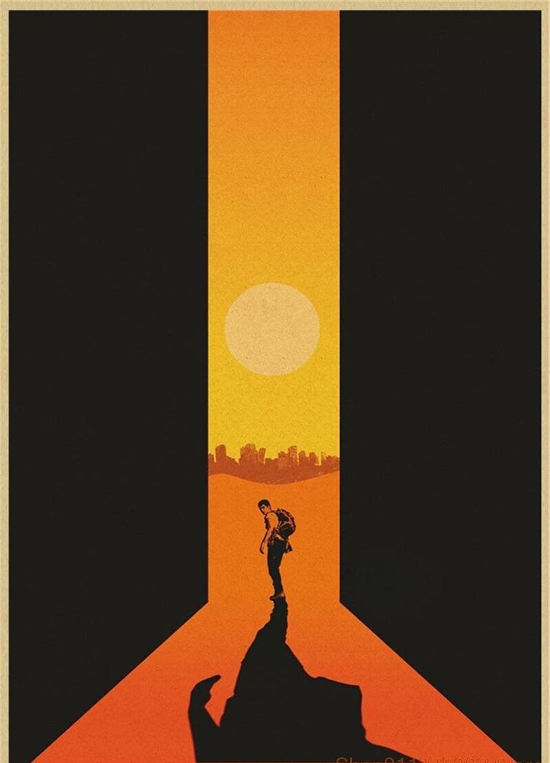 The Maze Runner Kraft Paper Poster Bar Cafe Living Room Dining Room ...