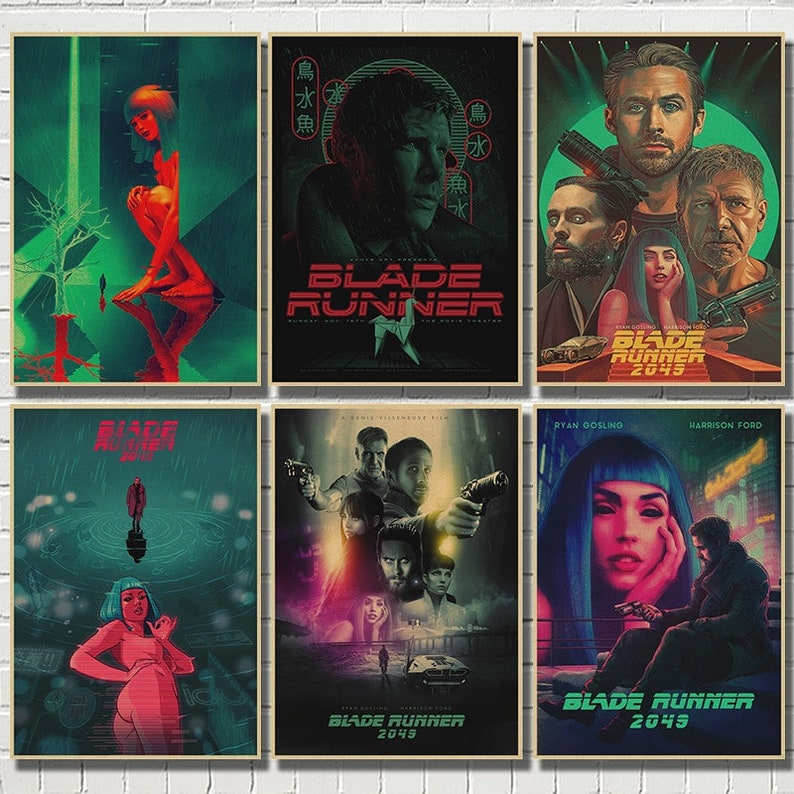 Movie Blade Runner 2049 High Quality Kraft Paper Poster Bar Cafe Living ...