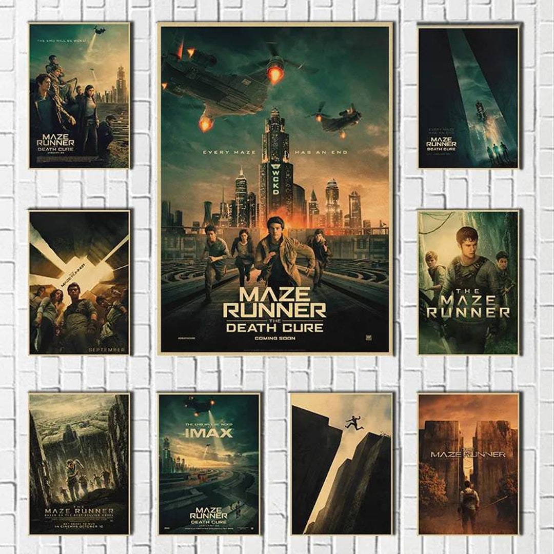 The Maze Runner Kraft Paper Poster Bar Cafe Living Room Dining Room ...