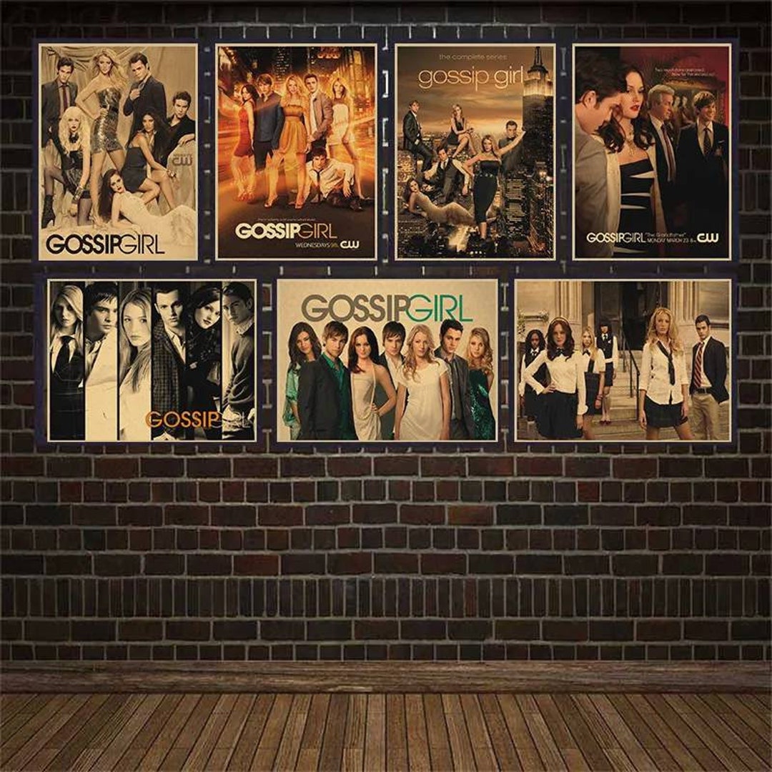 Gossip Girl Classic Movie Kraft Paper Poster Bar Cafe Living Room ...